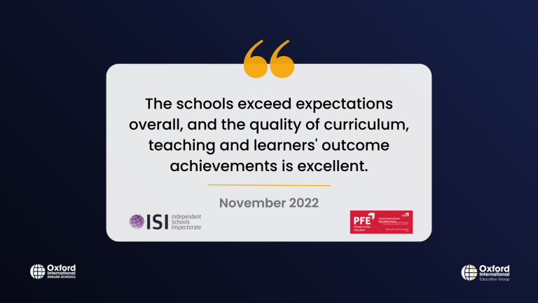 Successful ISI Inspection at Oxford International English Schools UK ...